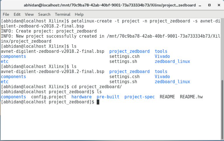 Building First PetaLinux Project – LogicTronix